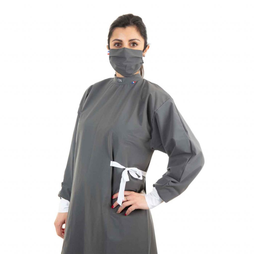 Blouse de protection médicale lavable | Tendance | Tissu anti-projection